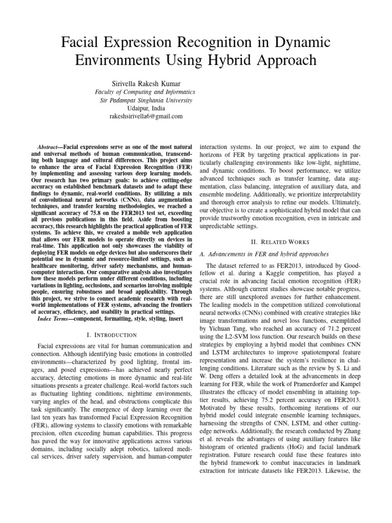 IEEE_Conference_Template | PDF | Applied Mathematics | Cognition