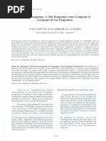 Etograma: Herramienta en Etología Animal | PDF | Comportamiento | Etología