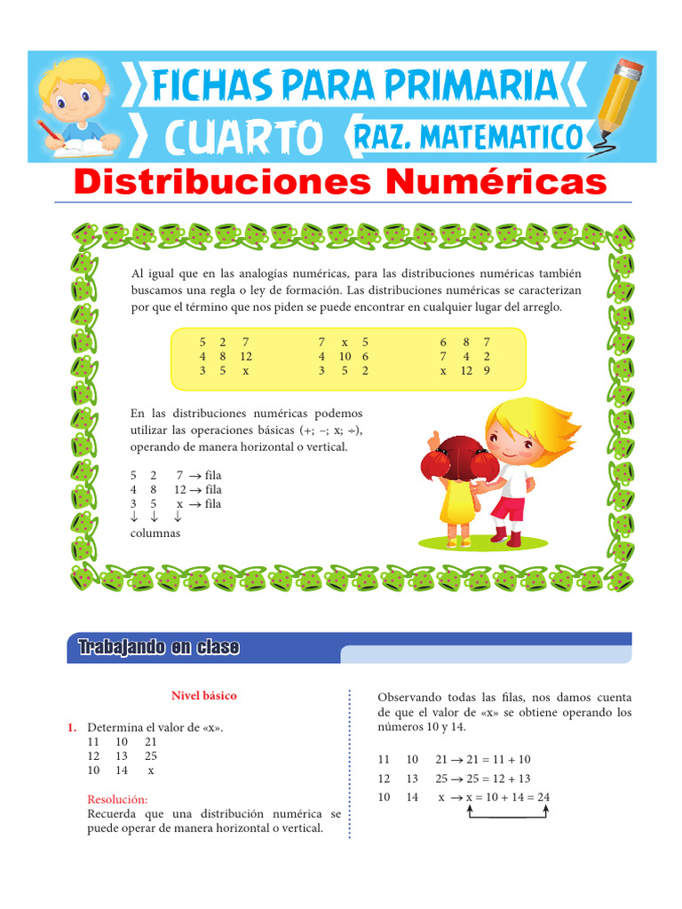 Ejercicios de Distribuciones Numéricas | PDF