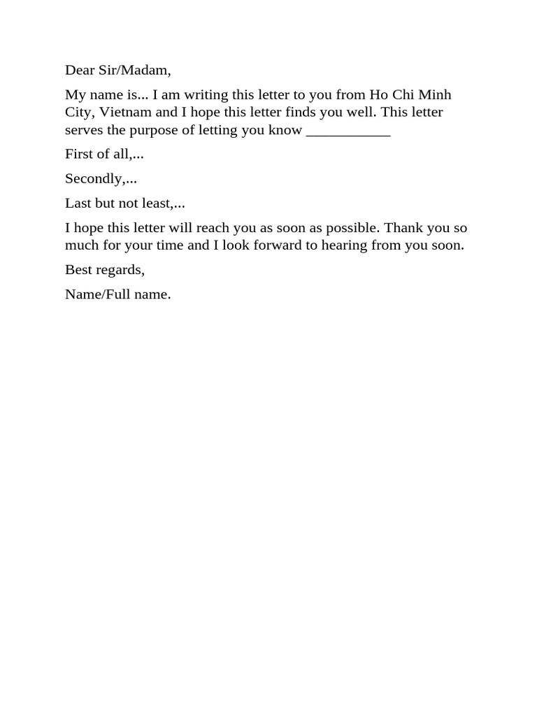 Letter on Controversial Topic Discussion | PDF