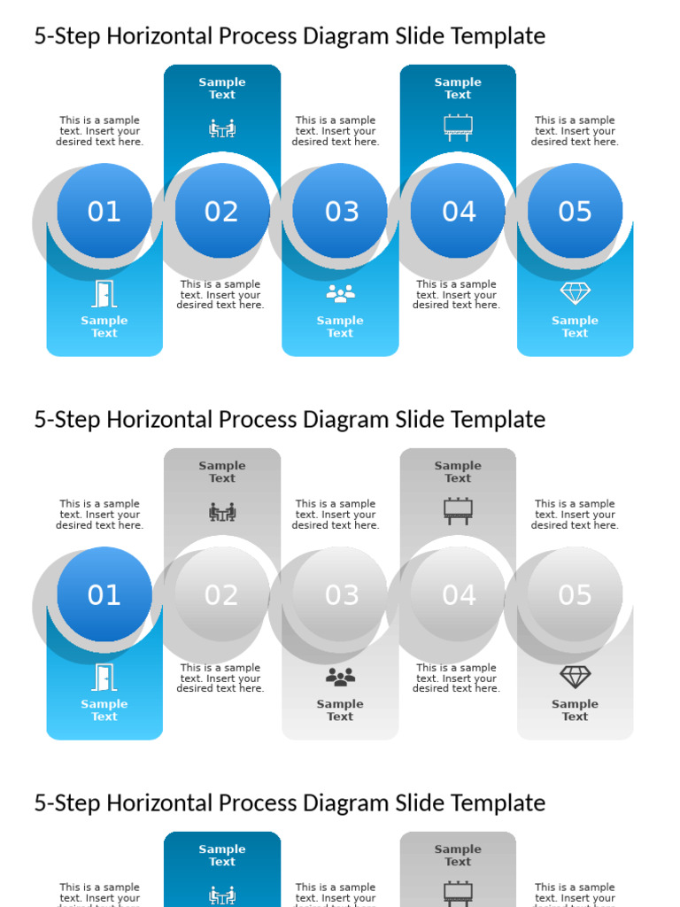 5-Step Process Diagram Template | PDF