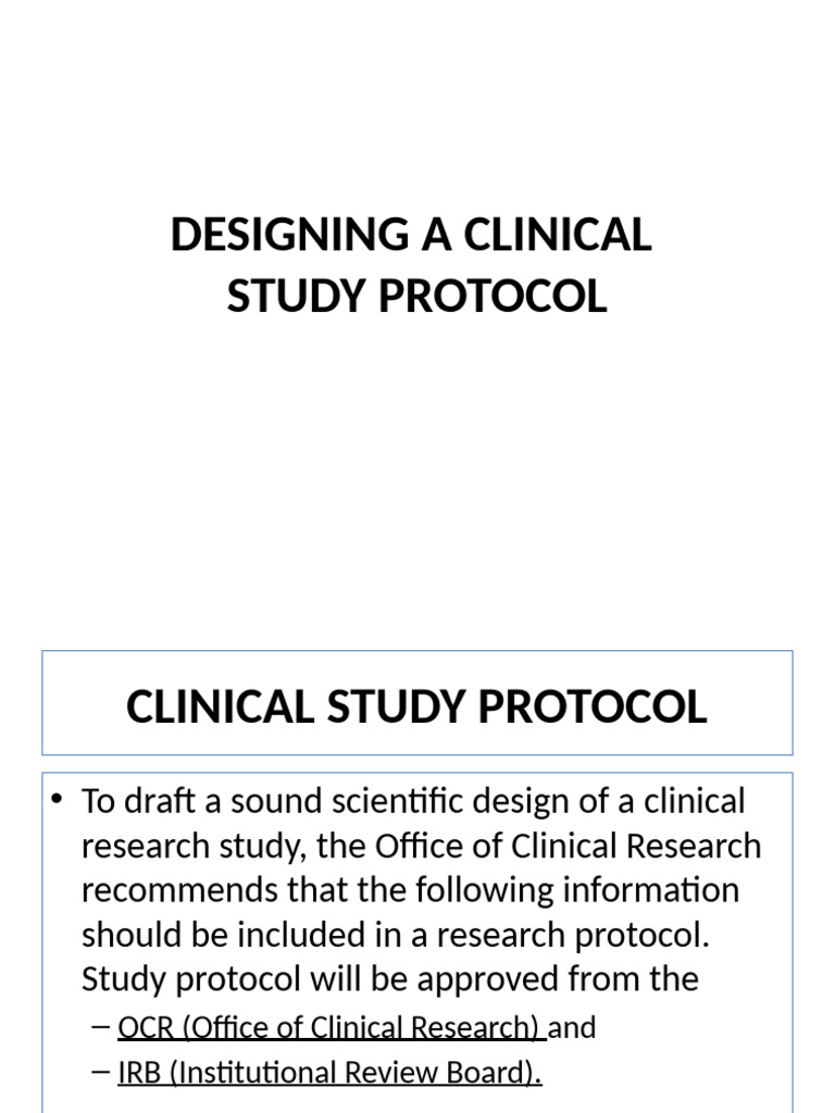 Clinical Trail Protocol | PDF | Clinical Trial | Informed Consent