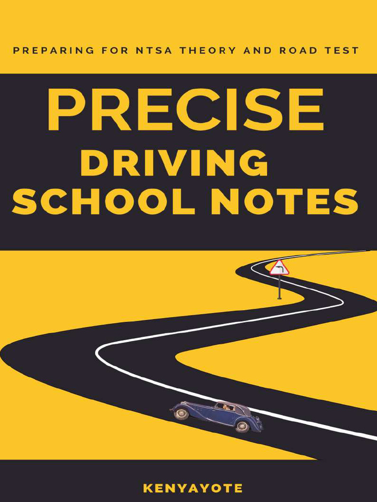 Precise Driving School Notes | PDF | Traffic | Driver's License