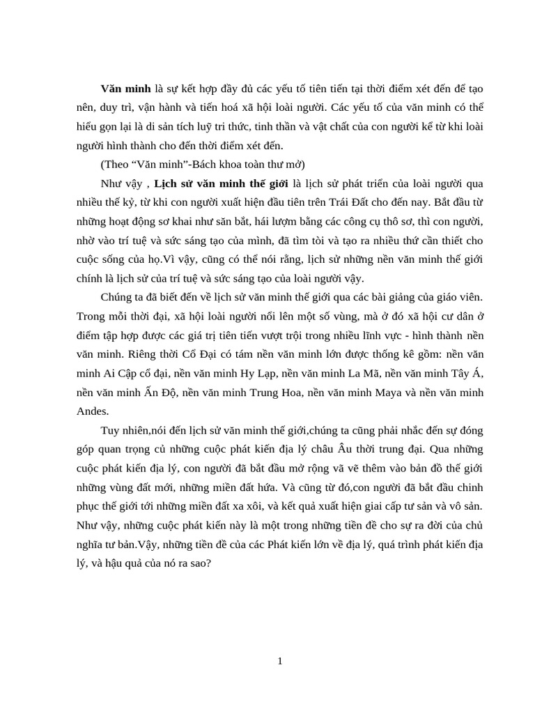 Cuoc Phat Kien Dia Ly Chau Au Thoi Trung Dai | PDF