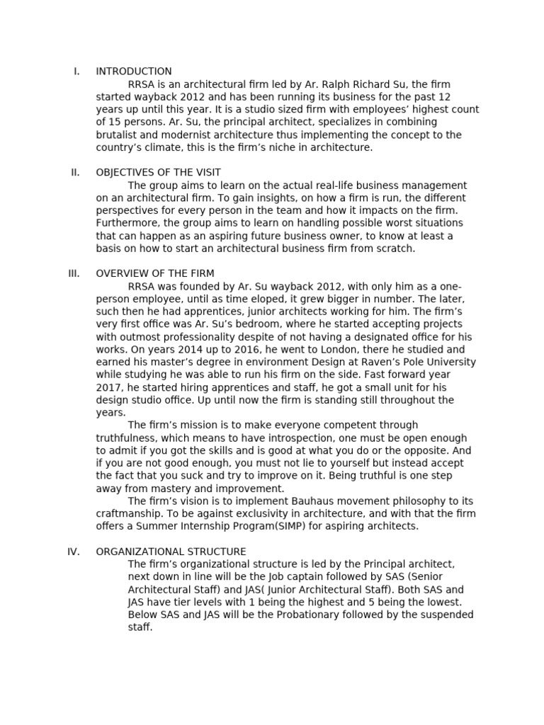 RRSA Architects: A Decade of Growth | PDF
