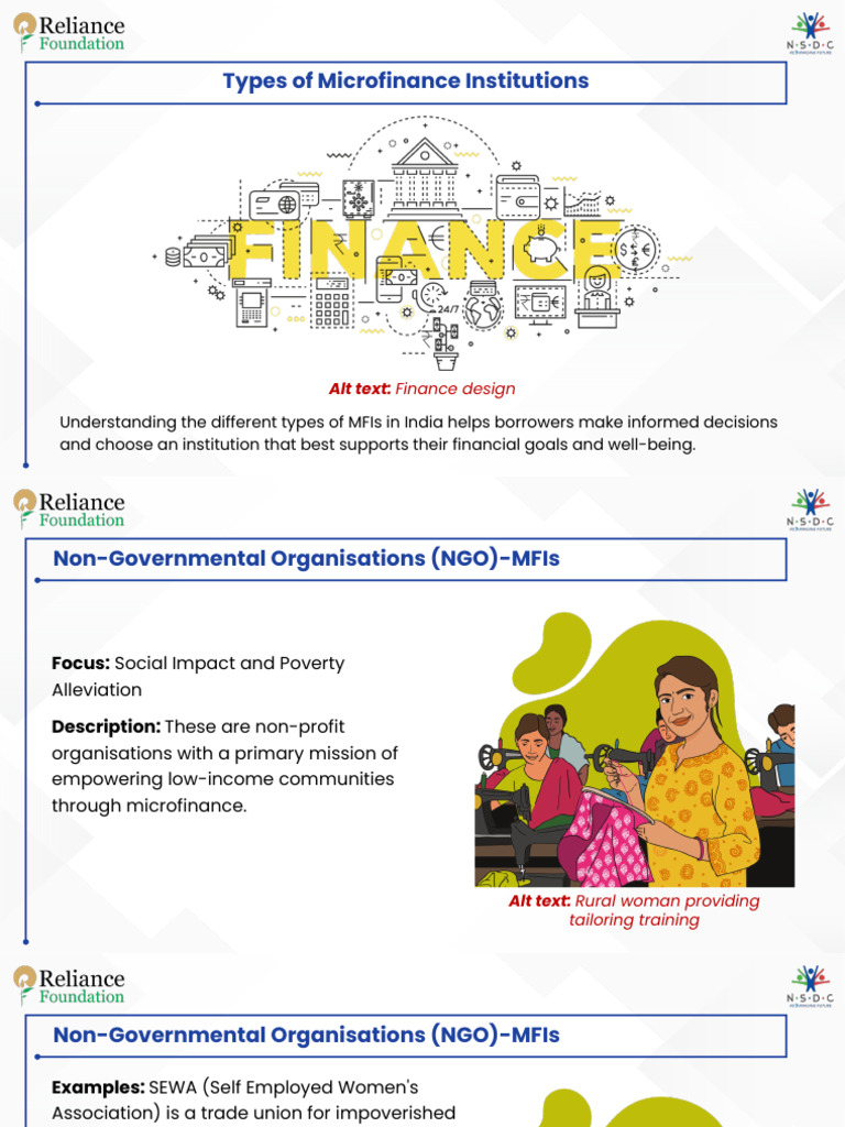 Types of Microfinance Institutions | PDF | Microfinance | Economies