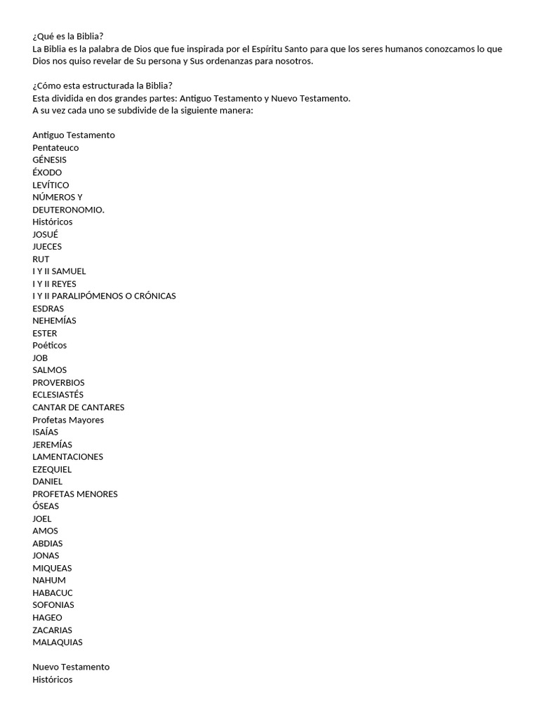 Que Es La Biblia | PDF | Biblia | Viejo Testamento