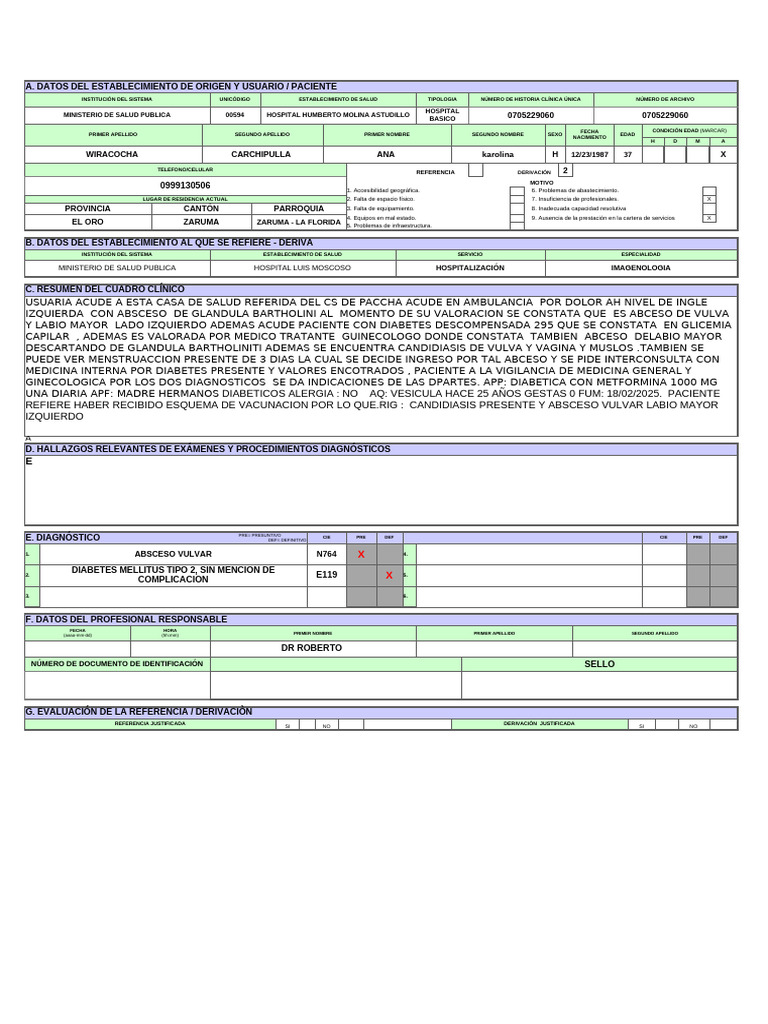 Referencia y Solicitud Ecografia Prostatica Salinas Zhigre Carlos ...