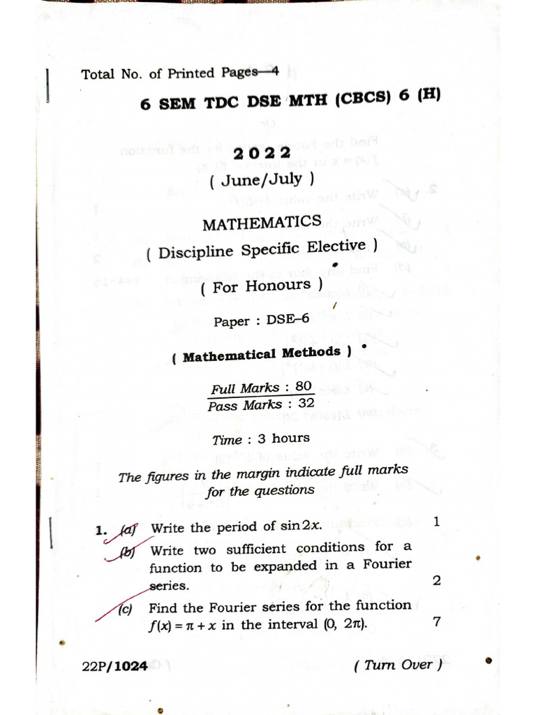 Mathematical Methods | PDF