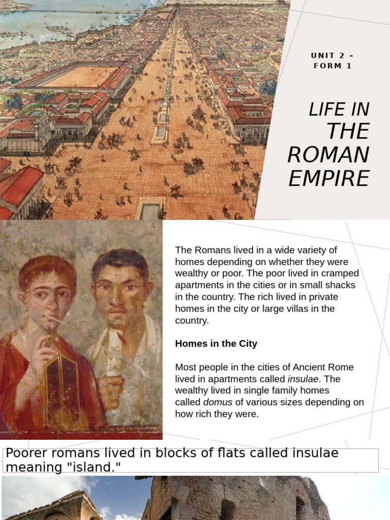 Lesson 17 - Life in The Roman Empire - Villas | PDF