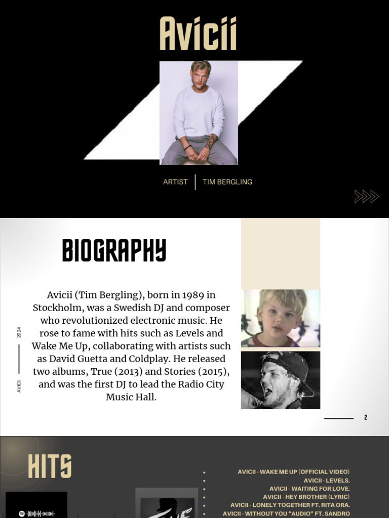 Avicii: A Legacy in Electronic Music | PDF