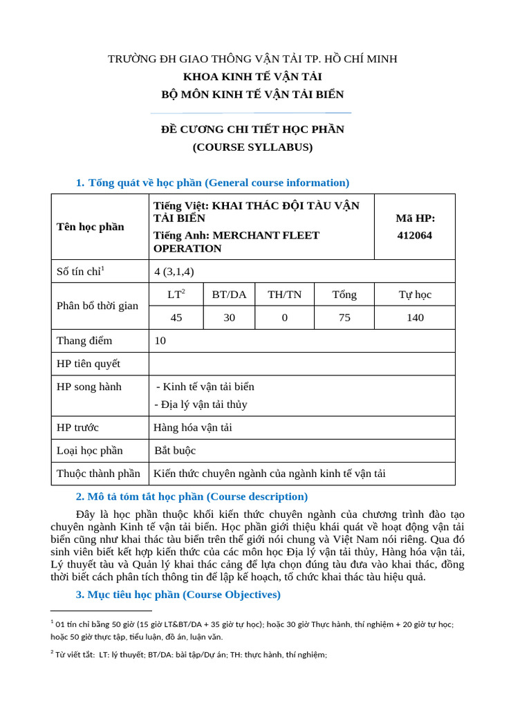 Khóa 23 412064 - Khai Thac Doi Tau Van Tai Bien | PDF