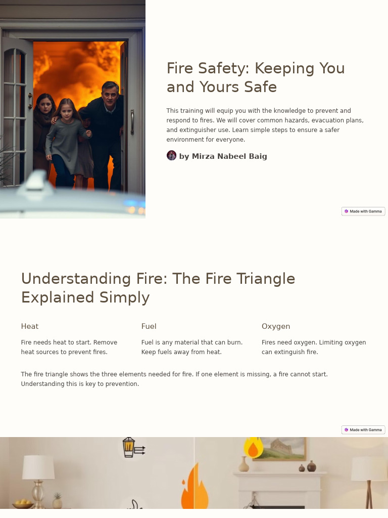Fire Safety Keeping You and Yours Safe | PDF | Fires | Fire Safety