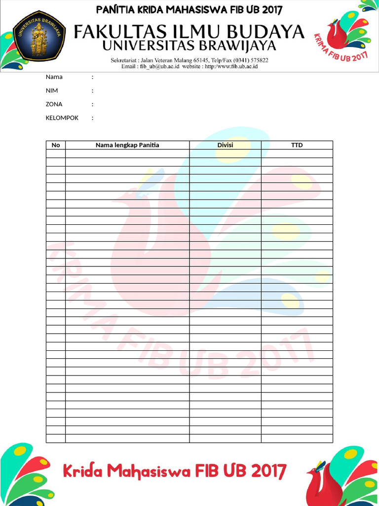 8110_Lembar Penugasan TTD | PDF