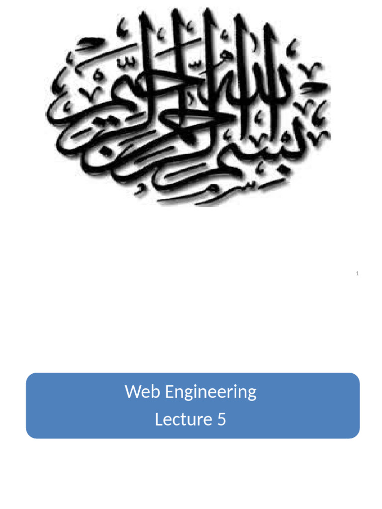 Lecture05 WT HTML Forms | PDF | Html | Html Element
