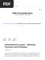 Principles of Effective Advertising Layout | PDF | Page Layout ...