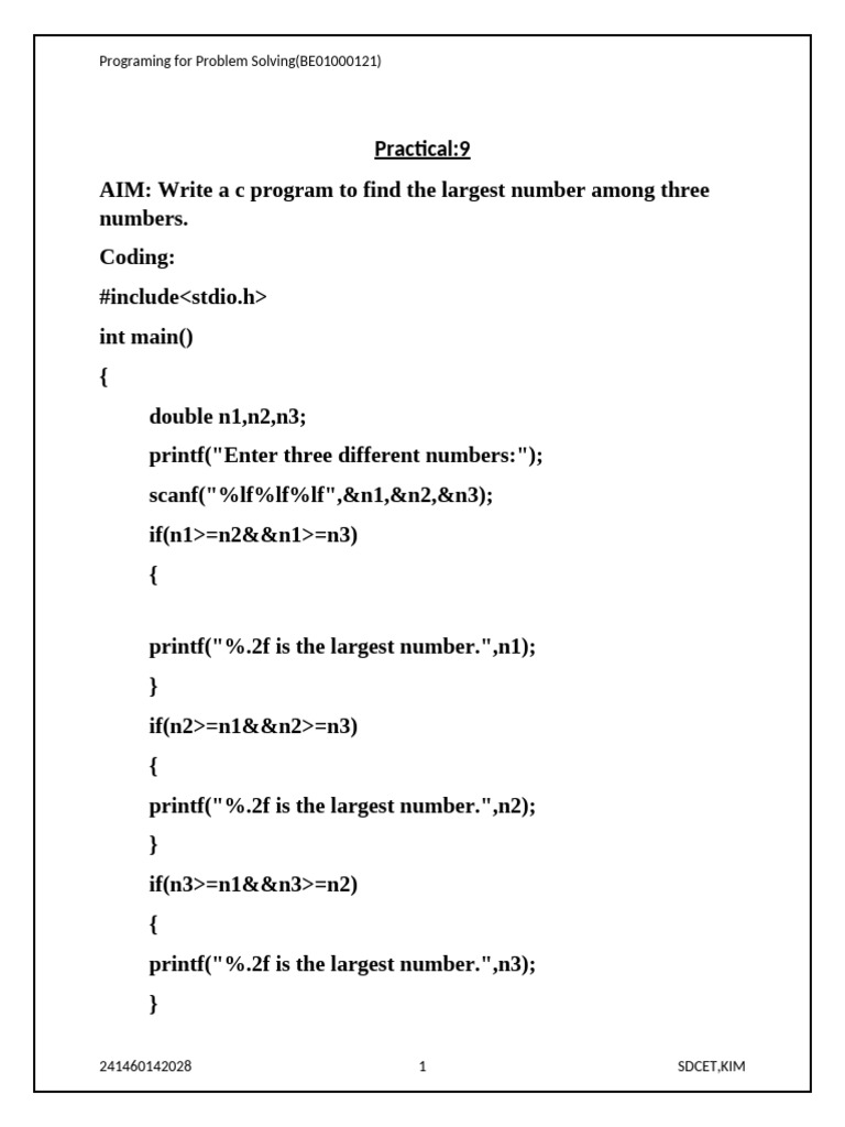 Practical 9 | PDF