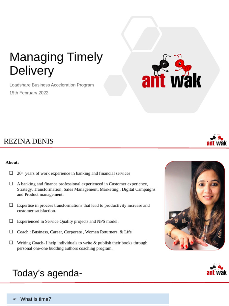 Managing Timely Delivery - V1 | PDF | Time Management | Professional Skills