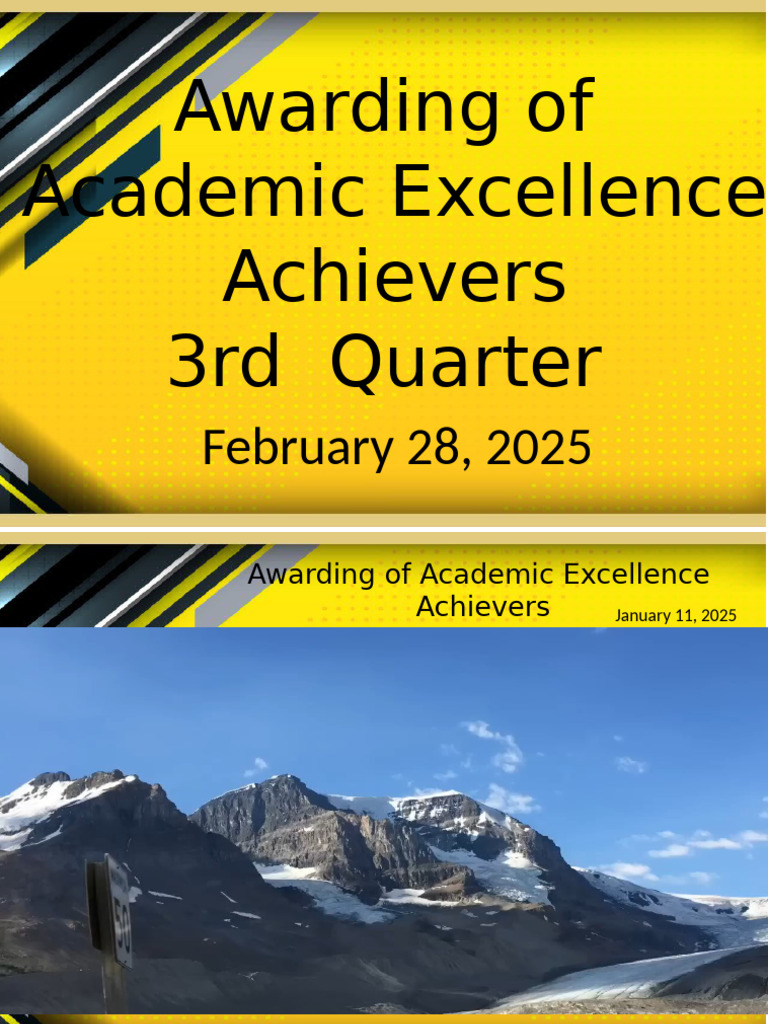 Top Achievers Award Ceremony 2025 | PDF
