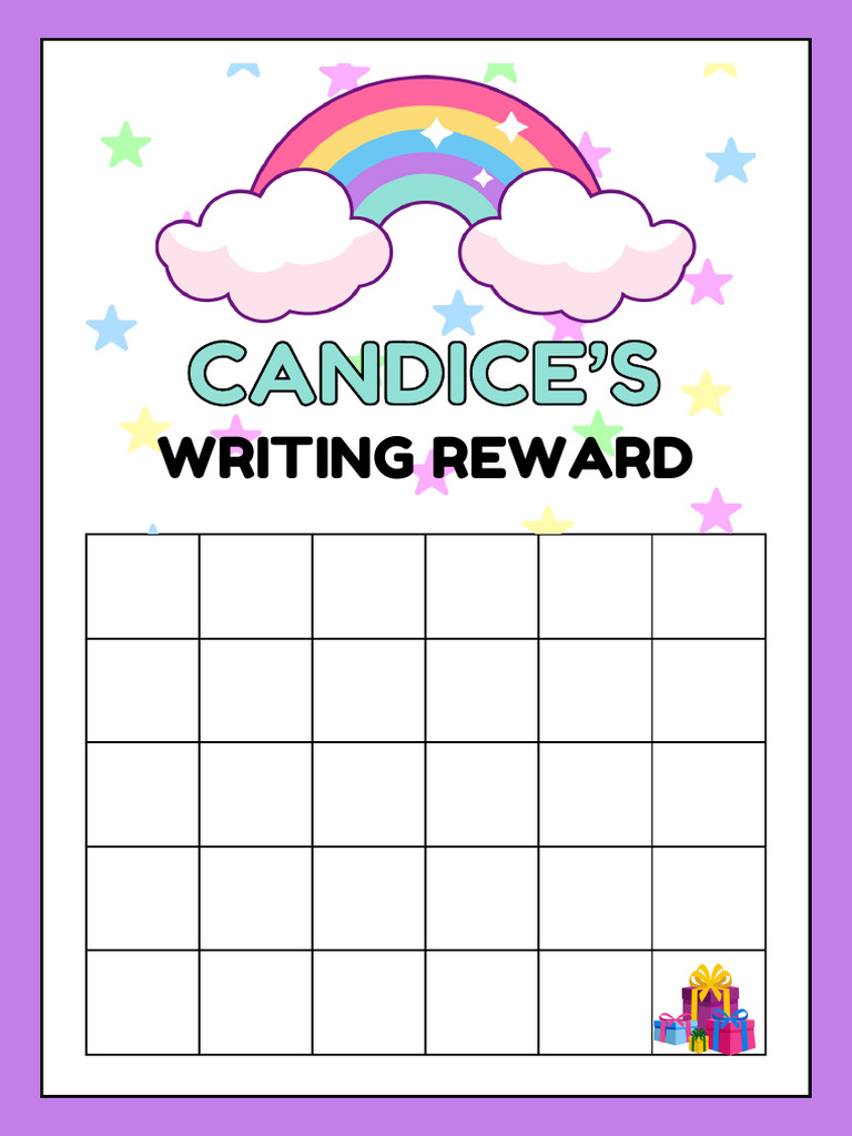 Candice's Reward Sticker Charts | PDF