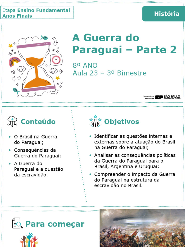 Guerra do Paraguai: Causas e Consequências | PDF