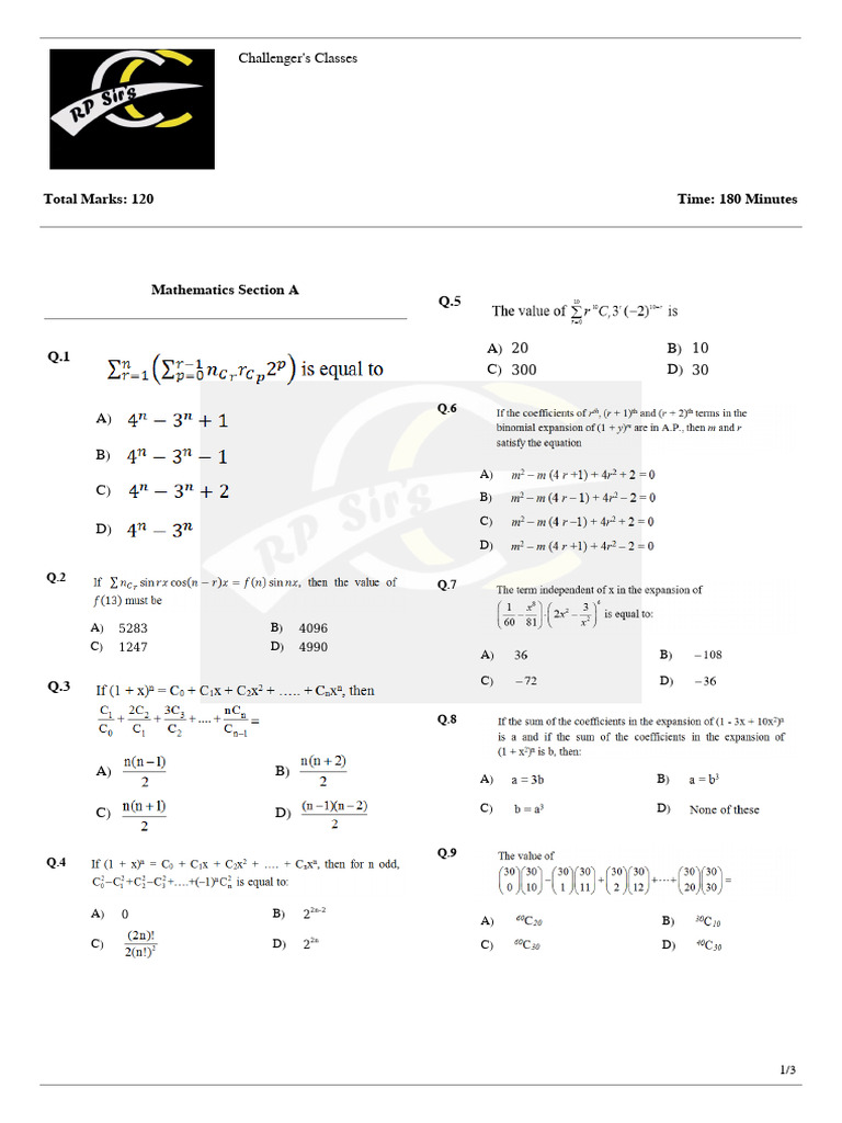 Mock - 419930-2025-01-28 09 - 31 - 41-Question-Paper | PDF ...