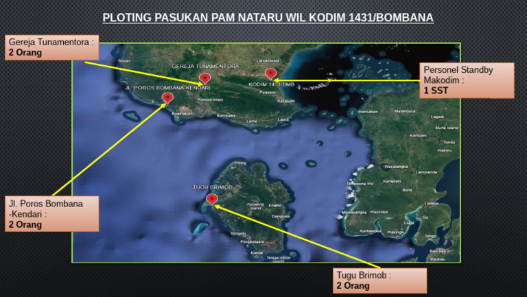 Contoh Peta Ploting Pasukan Pam Nataru | PDF