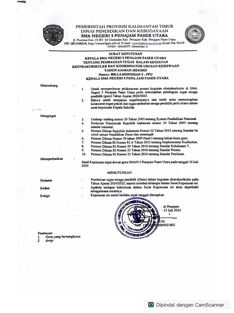 SK ESKUL 2024 (2) | PDF