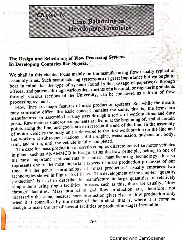 Line Balancing PDF | PDF