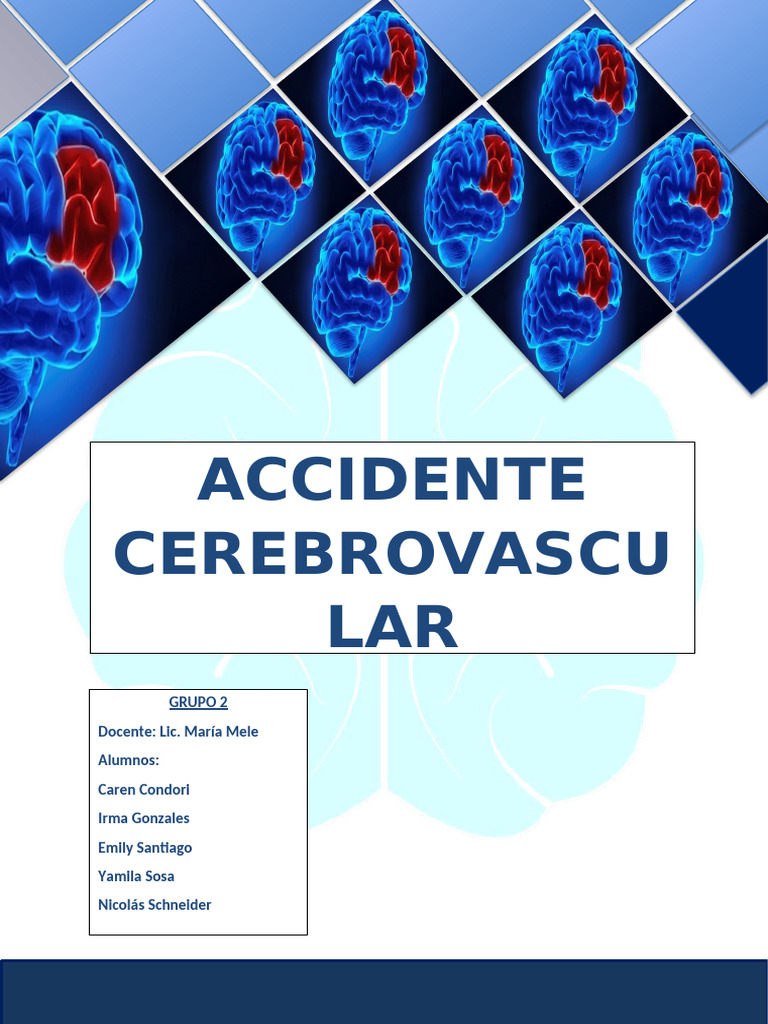 Grupo 2 ACV - TP | PDF | Carrera | Isquemia