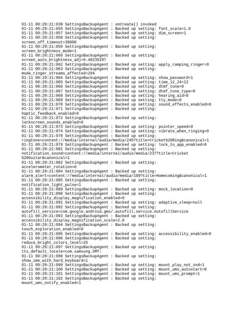 Settingsprovider | PDF | Software | Computing