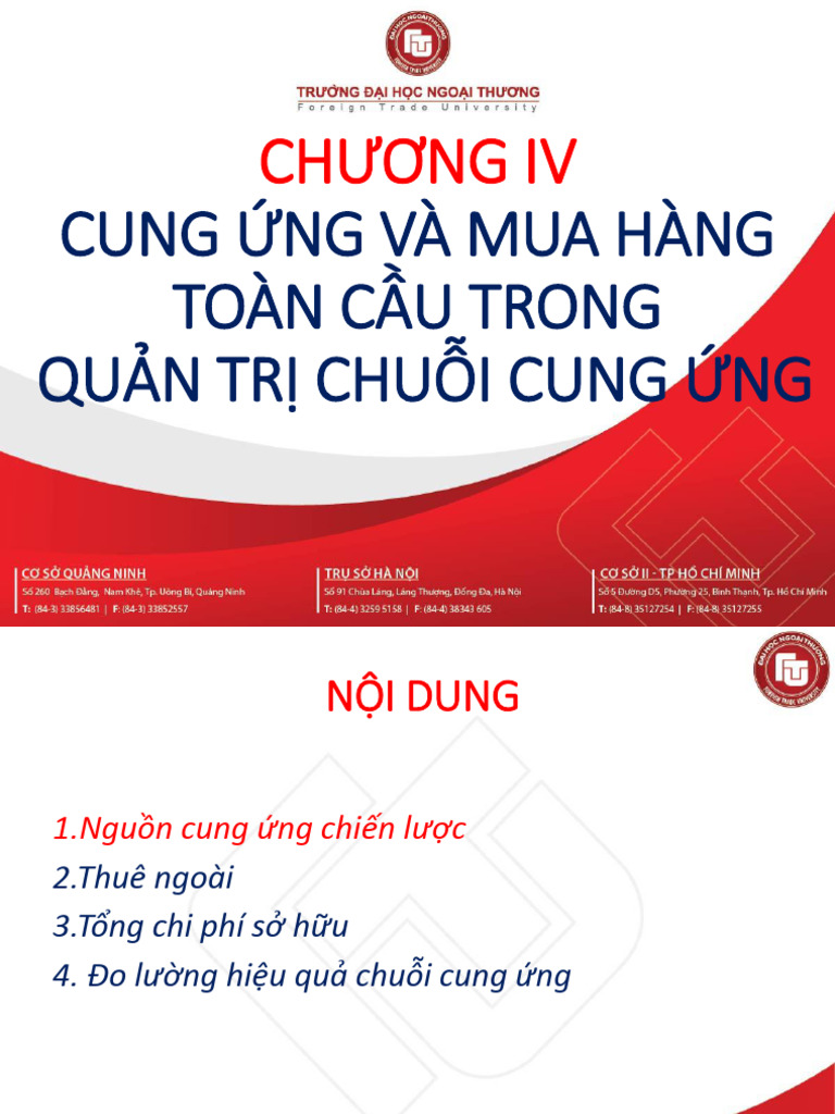 SCM CQ Ch4 For Students | PDF