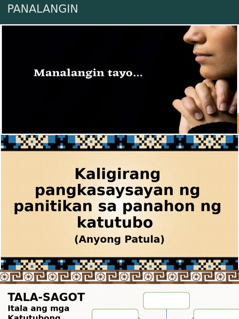 Matatag | PDF