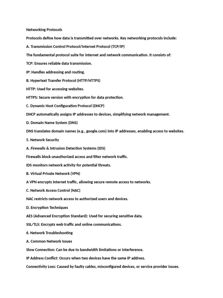 Networking Protocols | PDF | Computer Network | Internet Protocols Networking Protocols | PDF | Computer Network | Internet Protocols