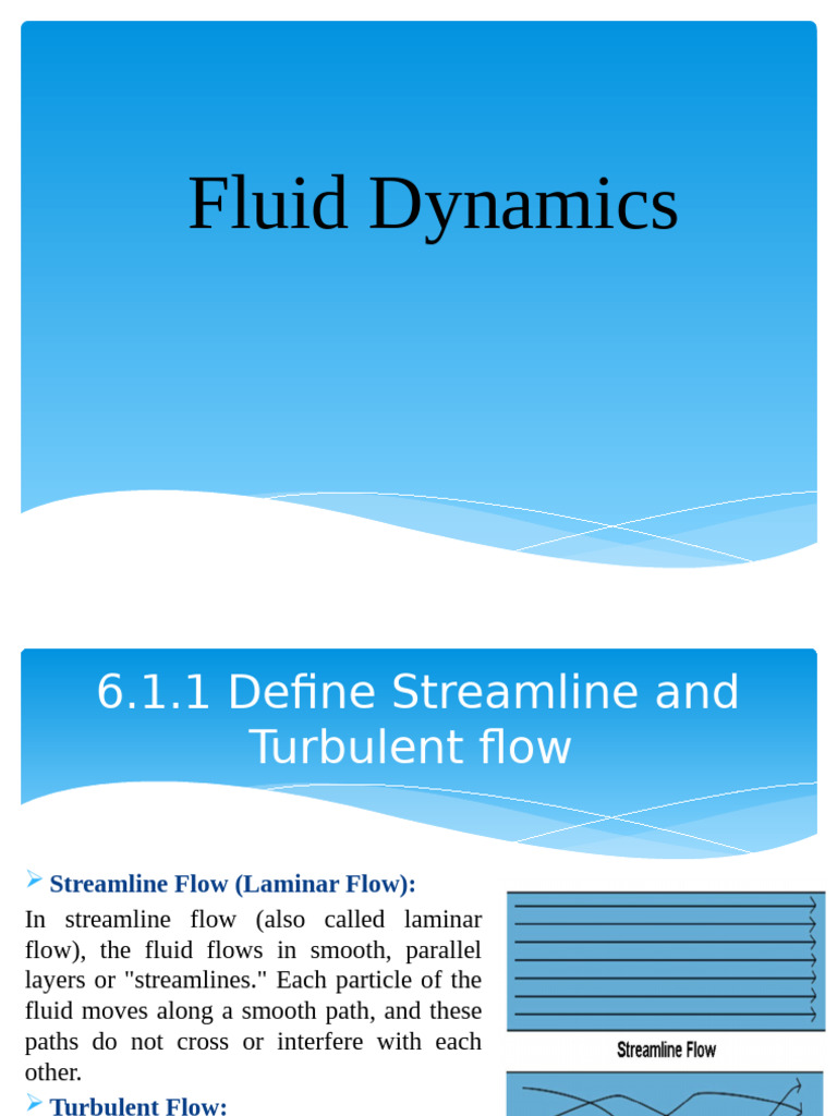 Streamline vs. Turbulent Flow Explained | PDF | Turbulence | Fluid Dynamics