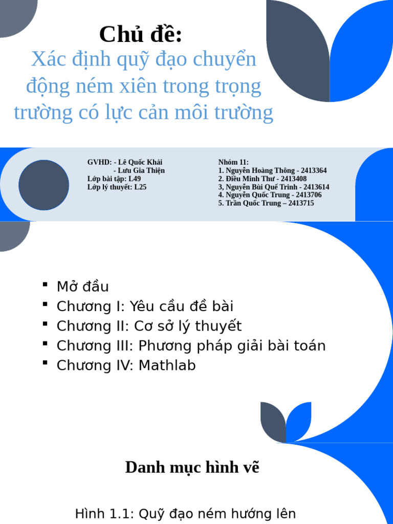 Bài tập lớn vl1 | PDF