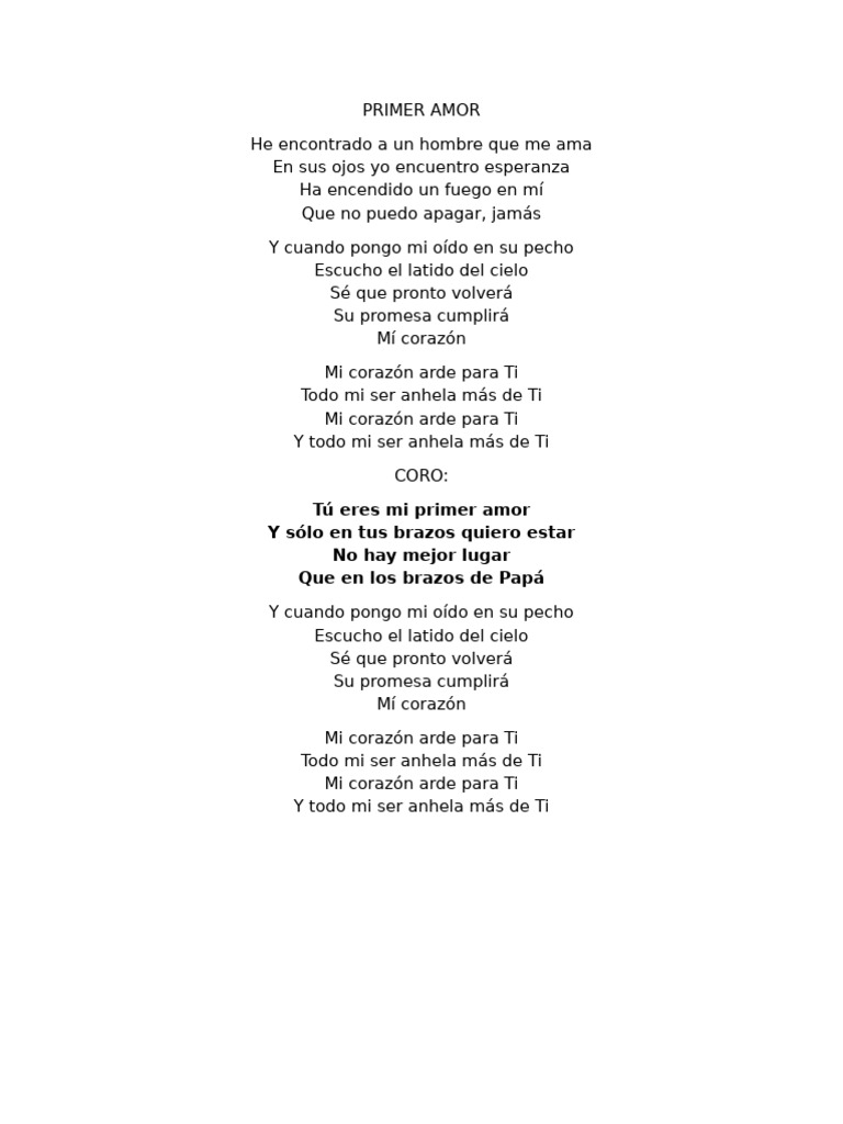 Primer Amor | PDF