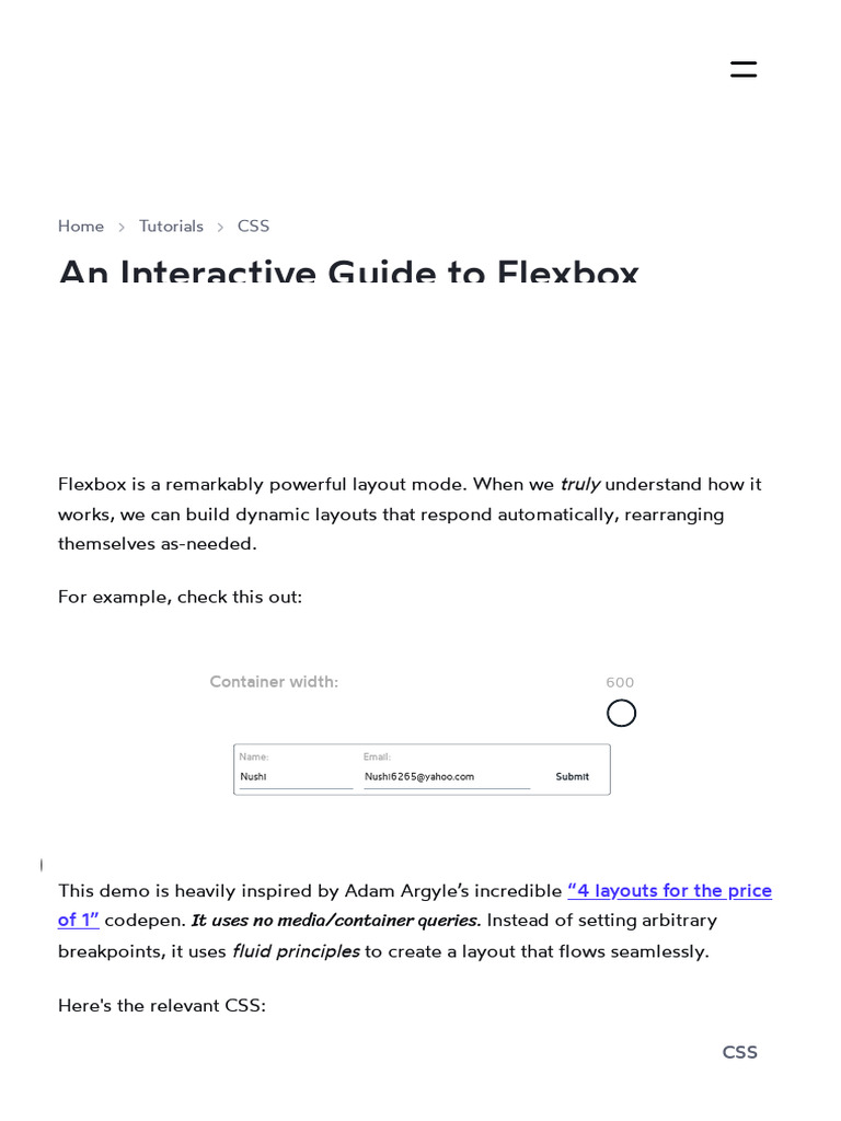 (Revision) Flexbox - Best - Material | PDF | Page Layout | Computing