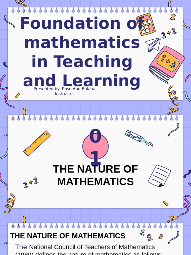 Understanding Mathematics Education Framework | PDF | Mathematics ...