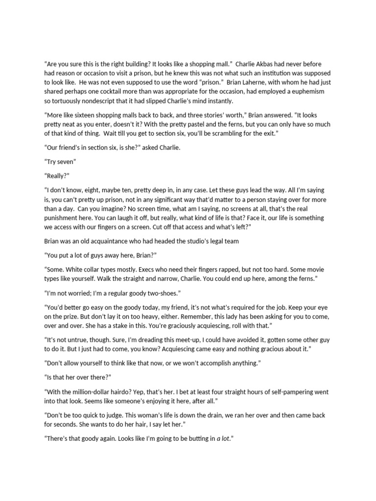 An Actor's Life For Me (Rough Draft) | PDF