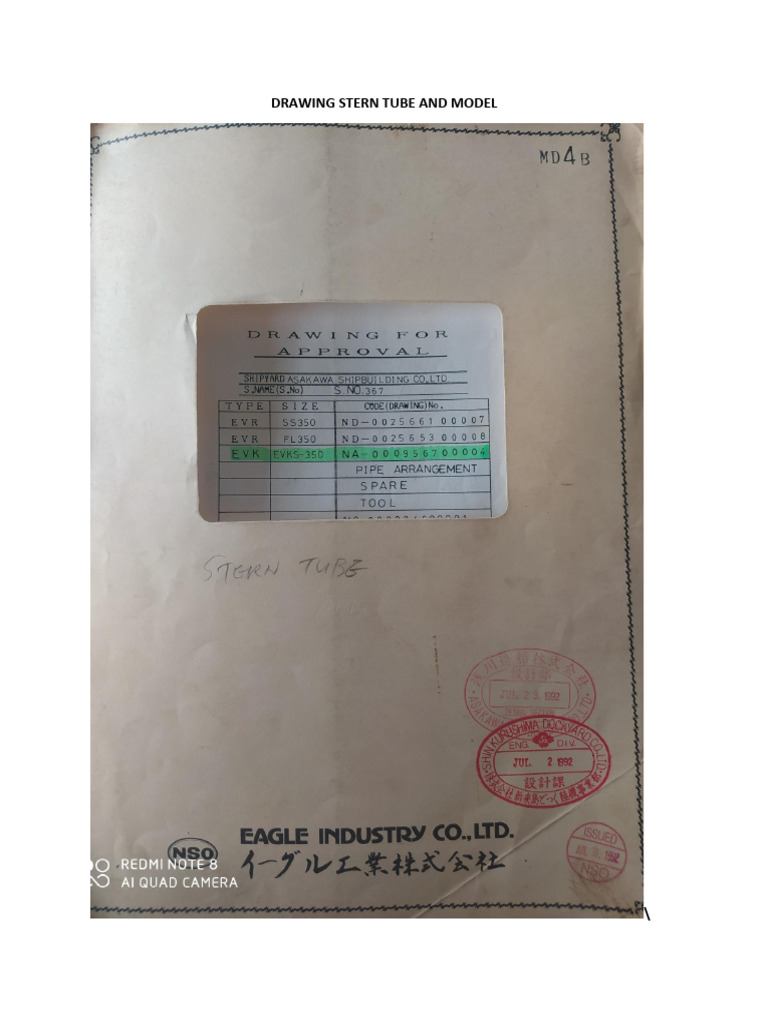 Drawing Stern Tube and Model | PDF