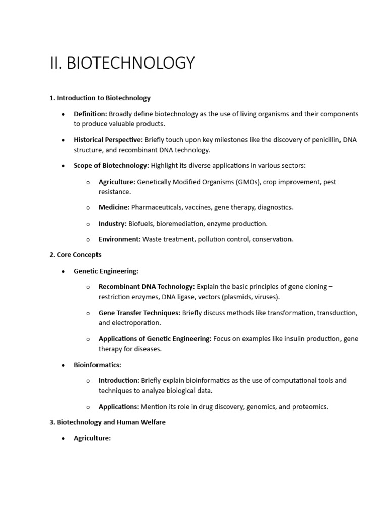 2_BIOTECHNOLOGY | PDF | Biotechnology | Genetic Engineering
