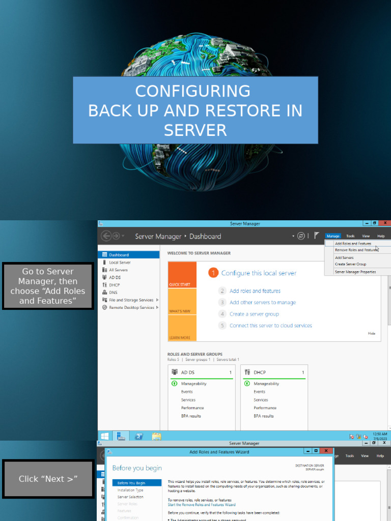 08 Back Up and Restore | PDF