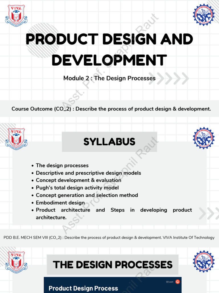 PDD MODULE 2 The Design Processes NOTES | PDF | Design