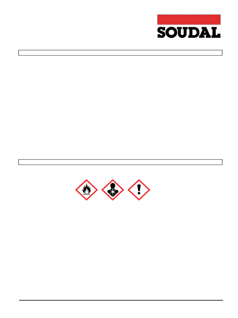 Soudal PVC Pipe Cement Type N SDS | PDF | Toxicity | Toxicology