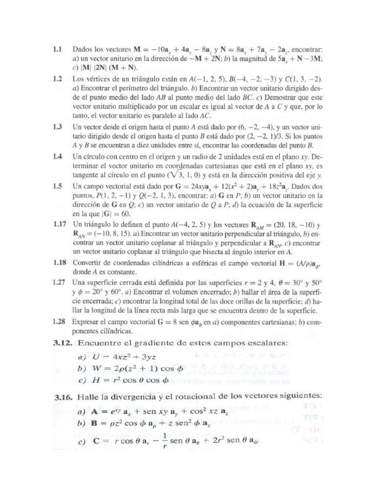 Problemario U1 T. Electro Feb-Jun 2025 | PDF