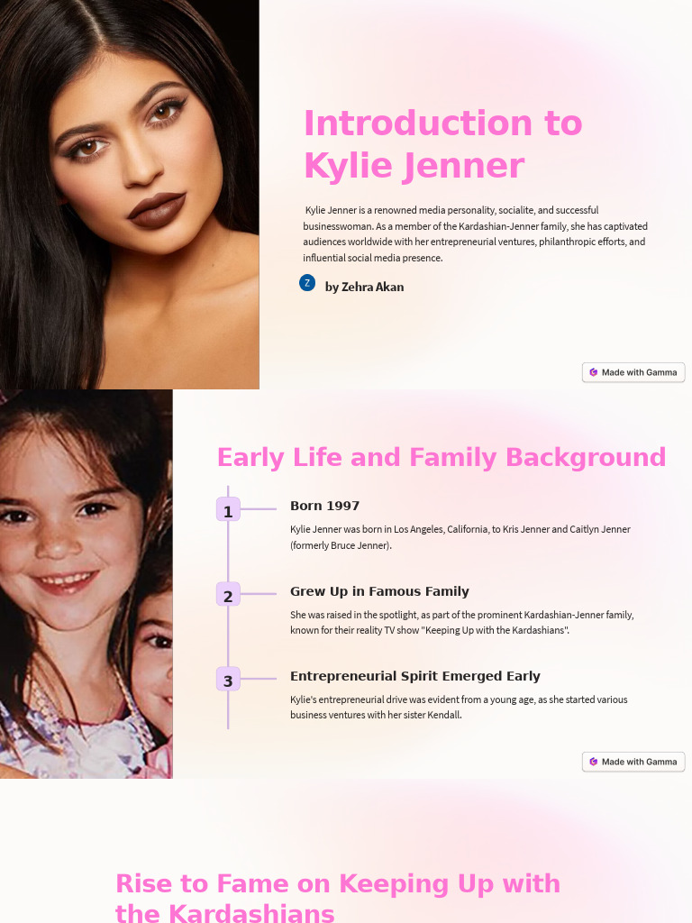 Introduction To Kylie Jenner | PDF | Philanthropy