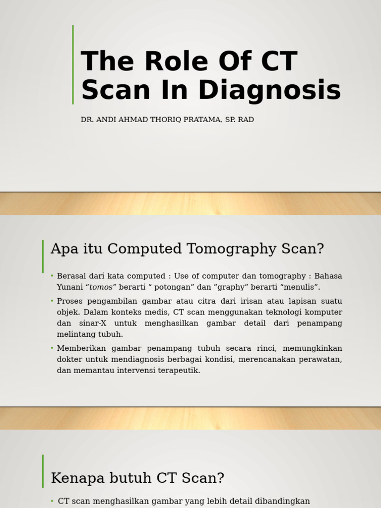 CT Scan | PDF