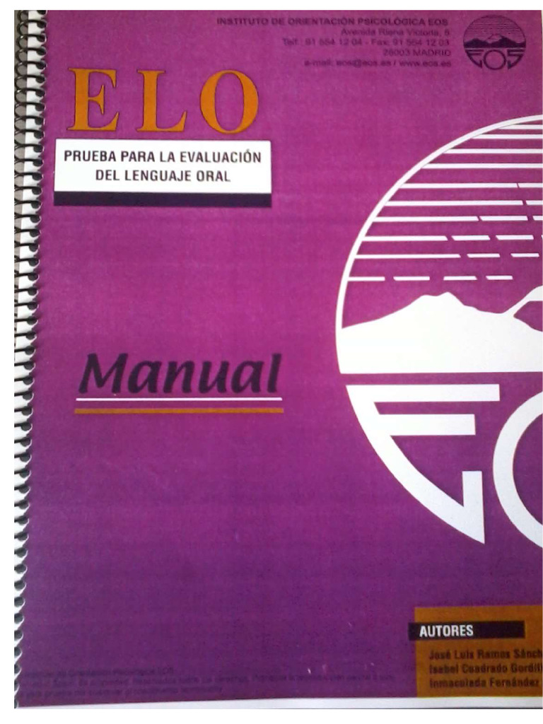 ELO Manual | PDF