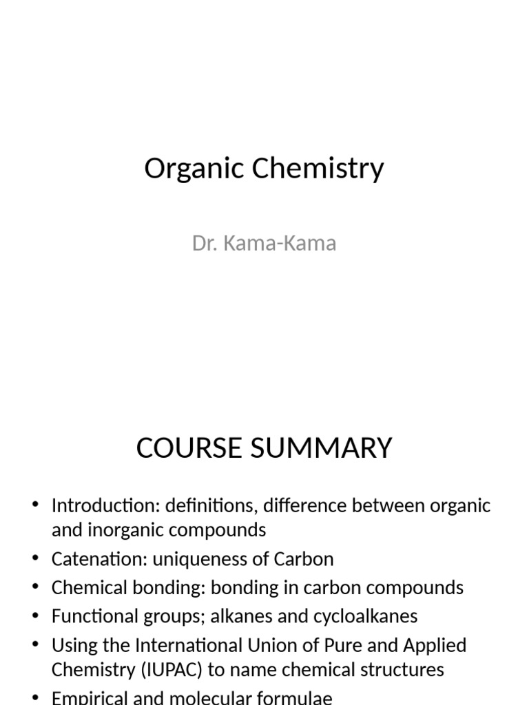 Introduction to Organic Chemistry Concepts | PDF | Chemical Bond ...